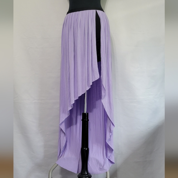 silence + noise | Skirts | Unique Side Slit Maxi Skort | Poshmark